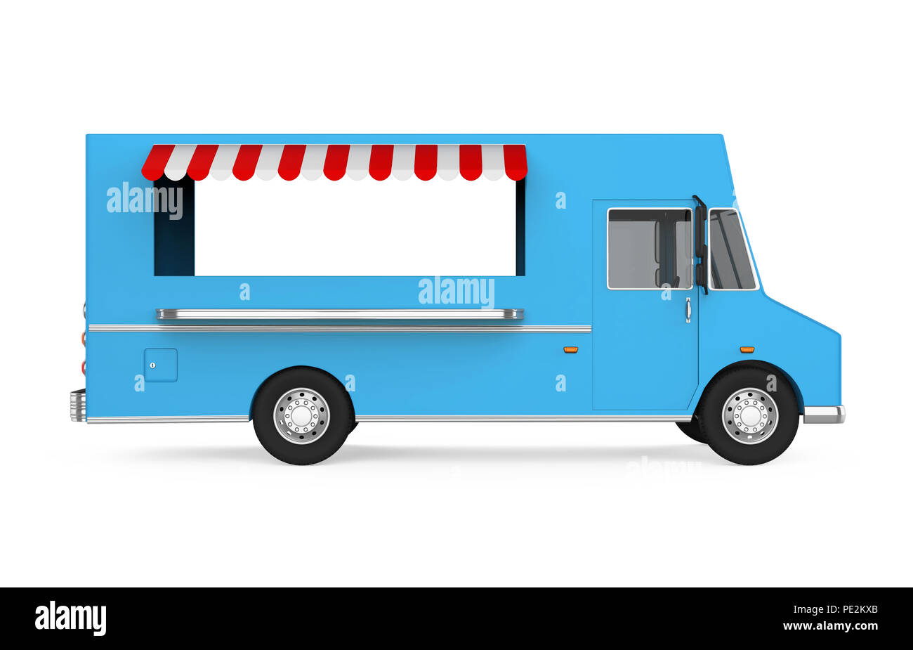 Truck delivery restaurant Cut Out Stock Images & Pictures - Alamy