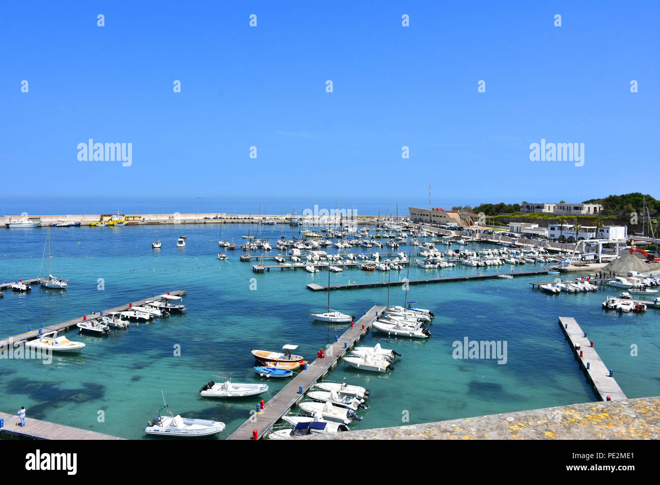Italy, Otranto, port, view and details Stock Photo - Alamy