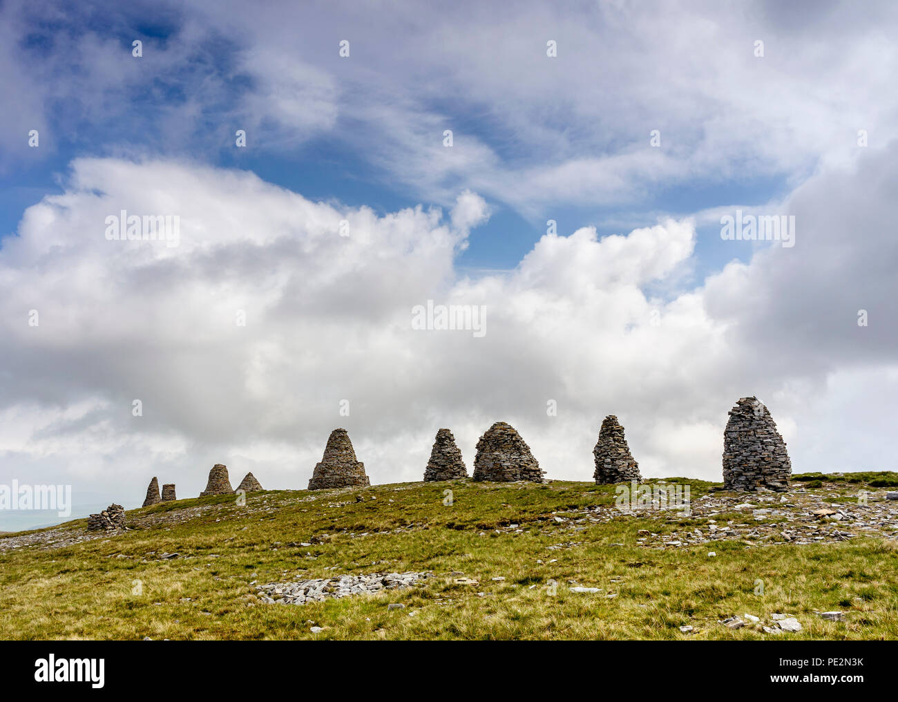 The summit of Nine Standards Rigg Stock Photo - Alamy