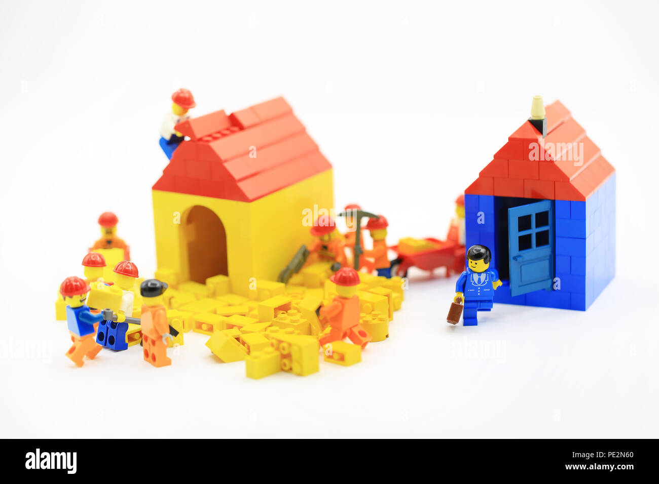 Lego block housing hi-res stock photography and images - Alamy