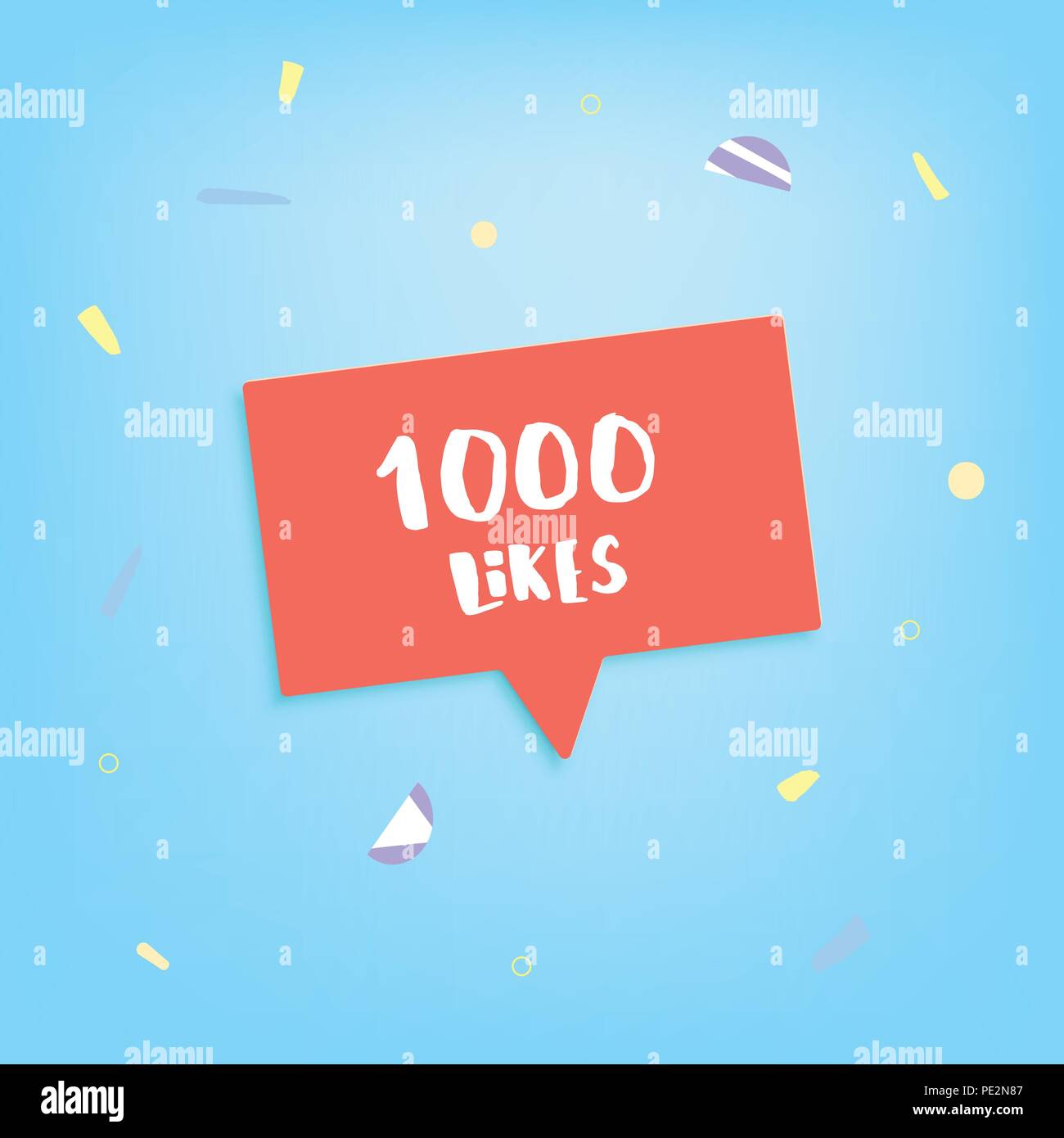 1000 likes vector vectors hi-res stock photography and images - Alamy