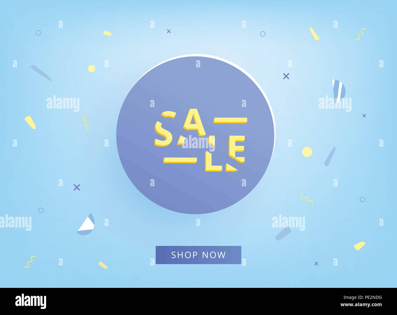 Sale banner. Template for web and social media. Creative sliced ...