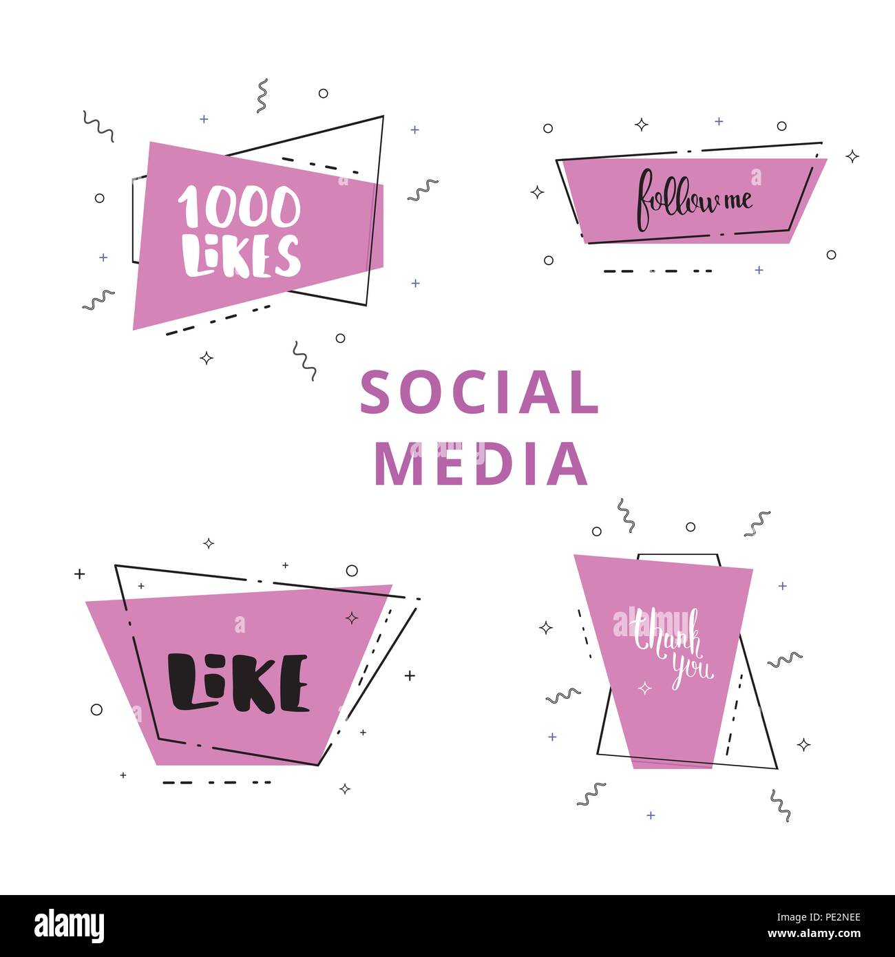 1000 likes vector vectors hi-res stock photography and images - Alamy