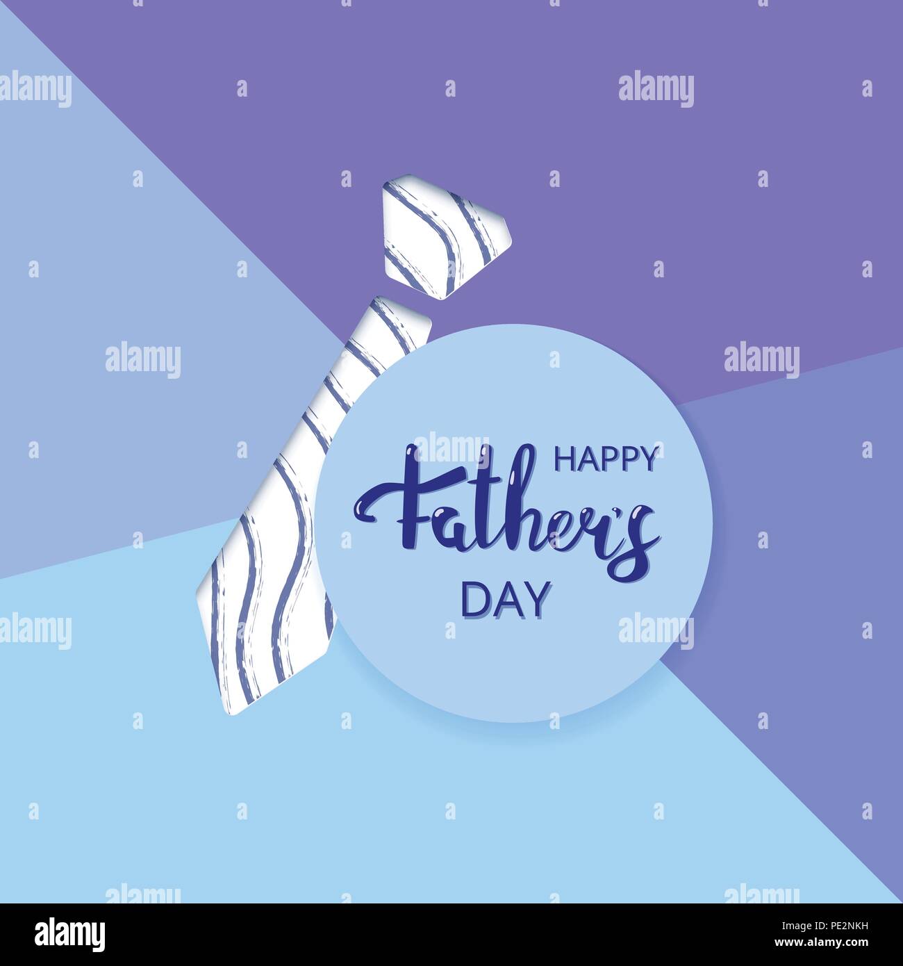 Happy Father's Day square card. Handwritten lettering. Fathers day ...