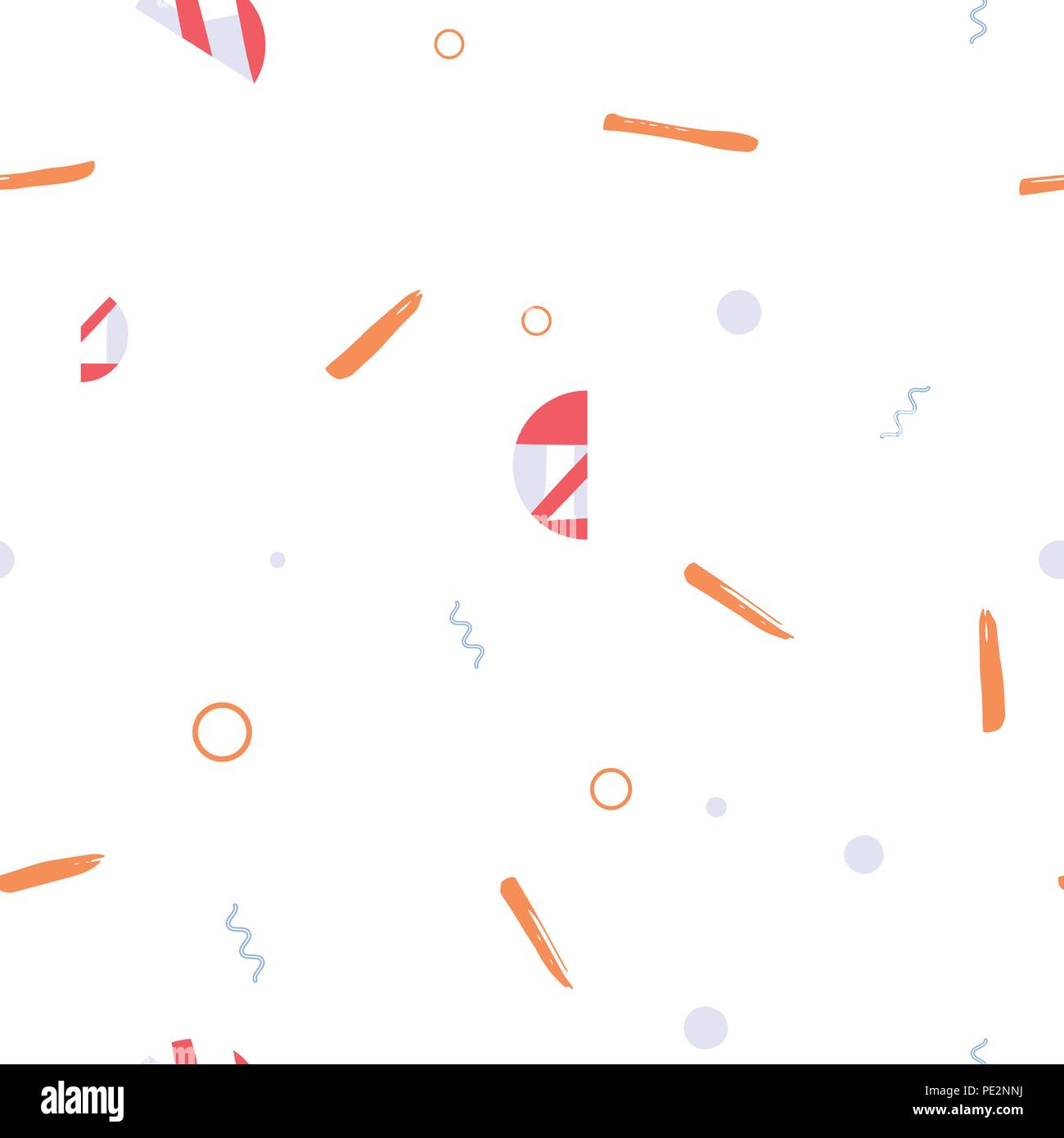 Geometric seamless pattern. Random shapes background. Template for ...