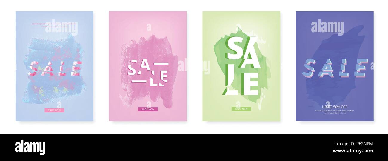 Set of Vertical Sale banners for social media. Templates for graphic ...