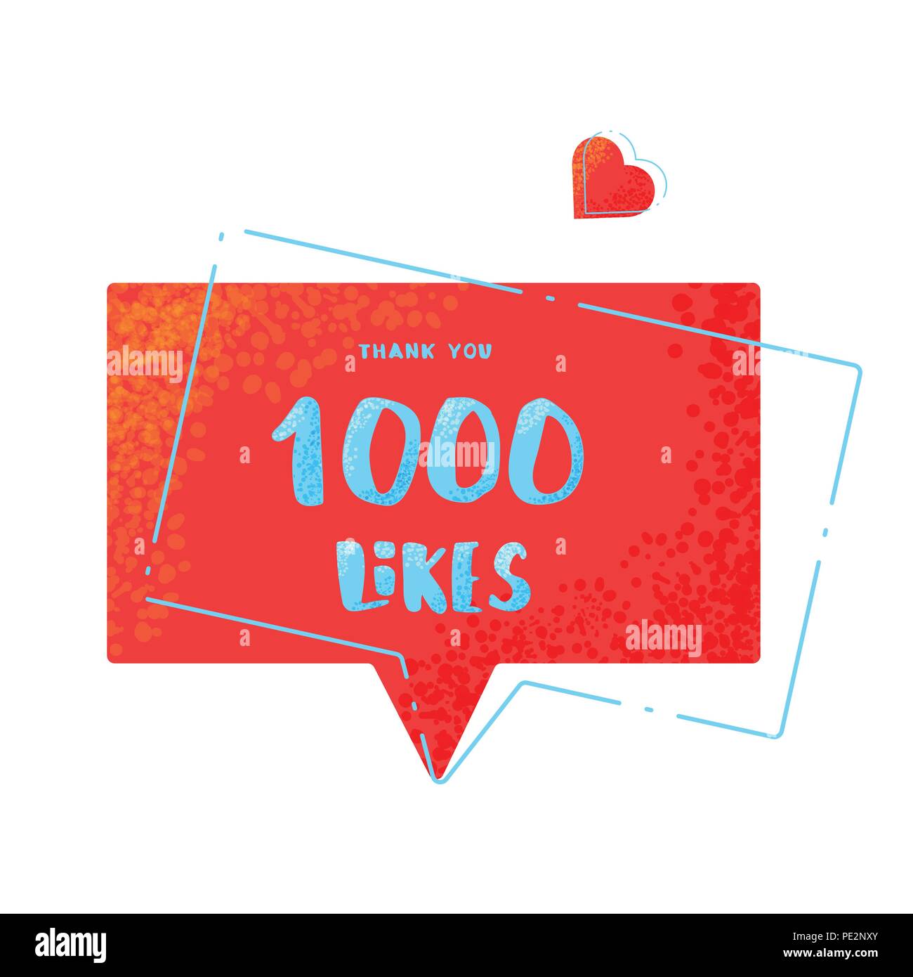 1000 likes vector vectors hi-res stock photography and images - Alamy