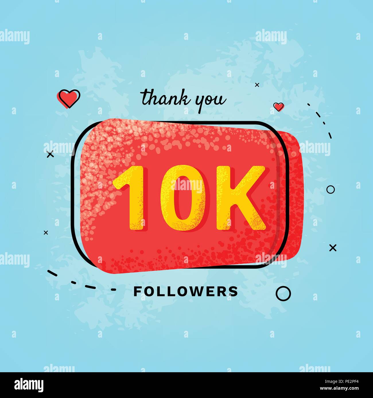 10000 subscribers hi-res stock photography and images - Alamy