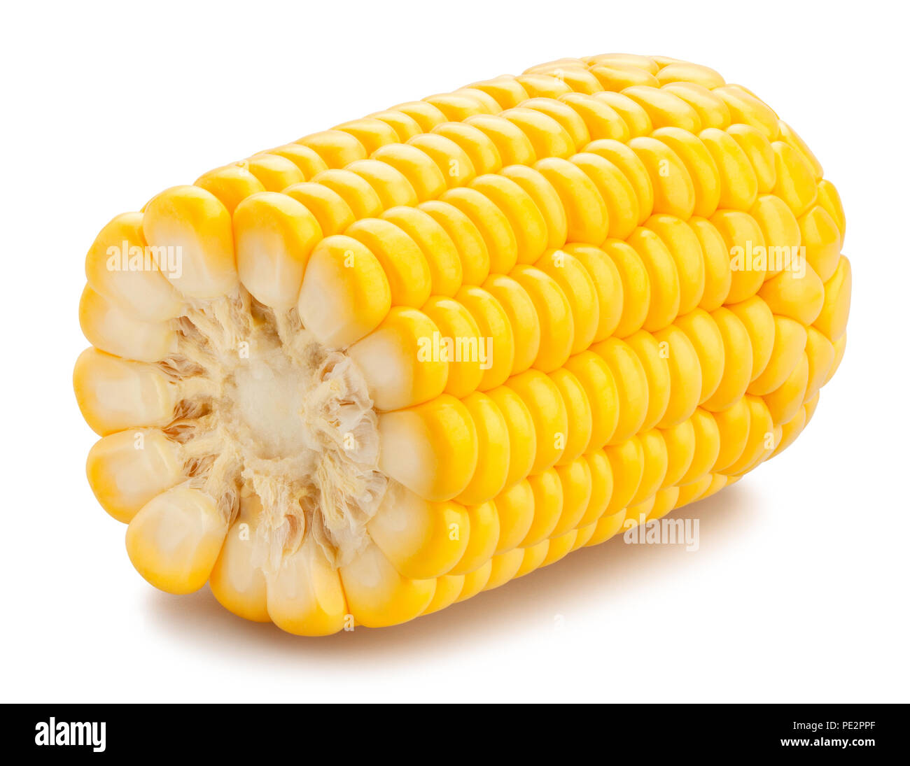 sliced corn path isolated Stock Photo - Alamy