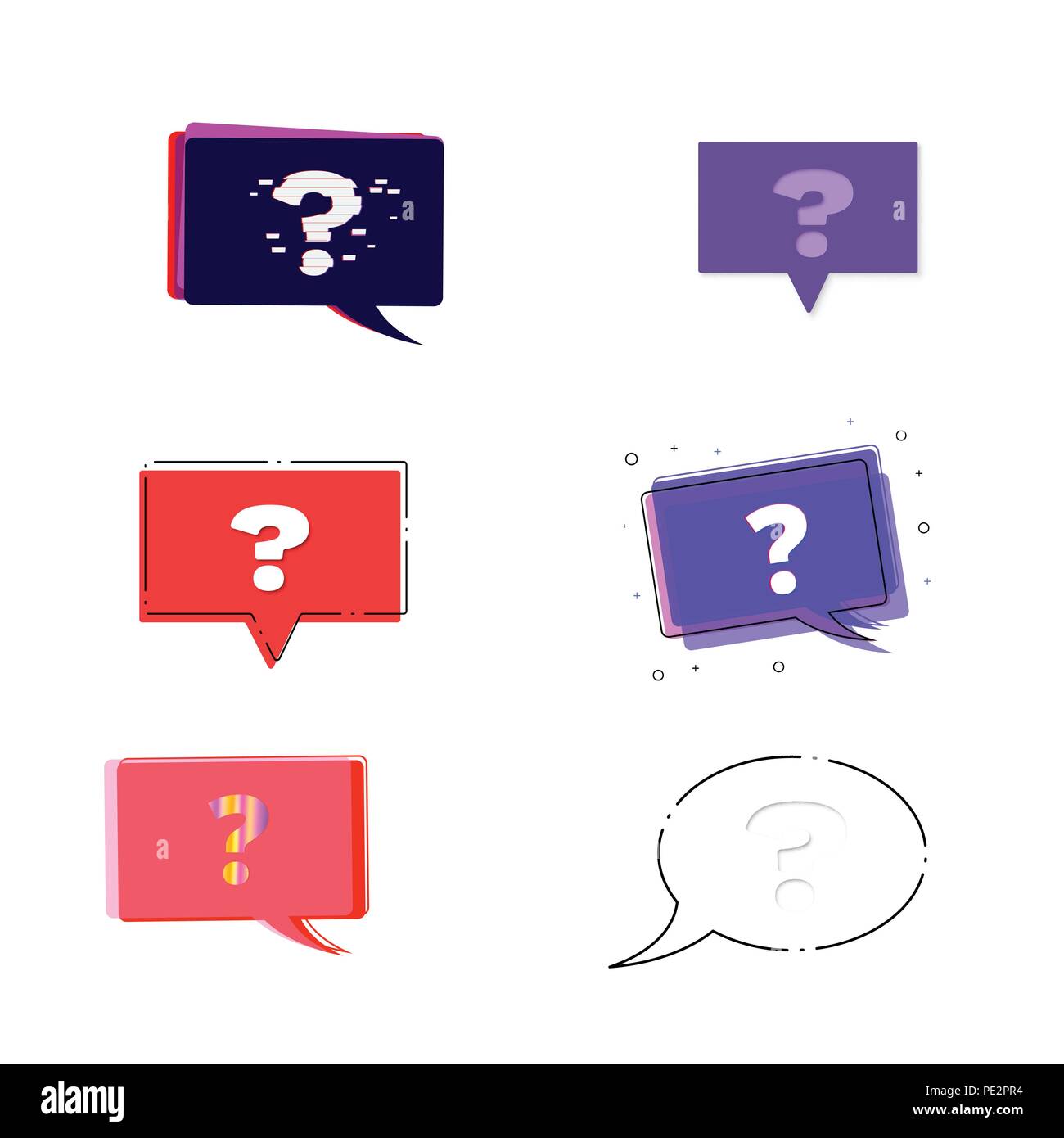 Stamp question marks hi-res stock photography and images - Alamy