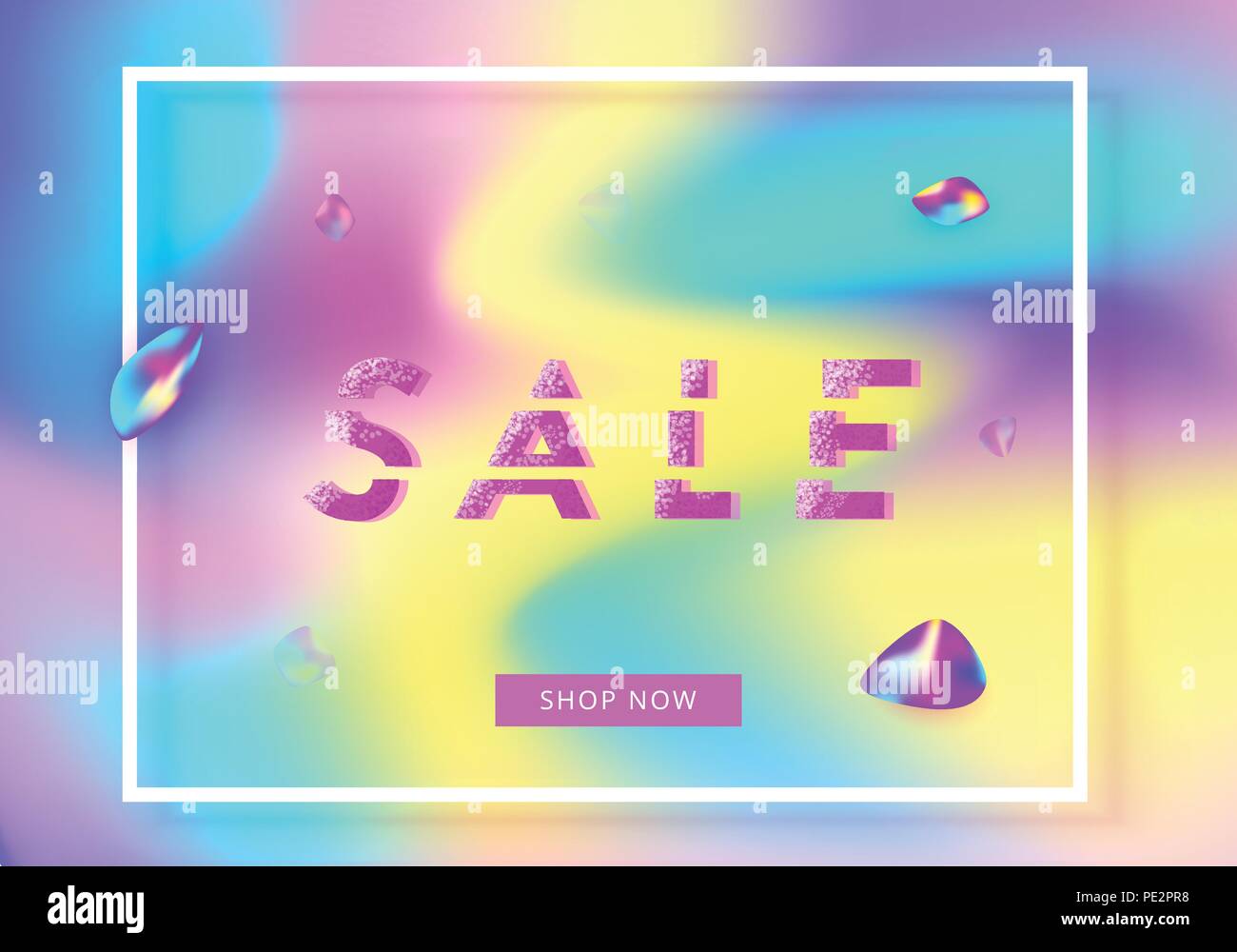 Sale card. Template for social media and web design. Vector ...