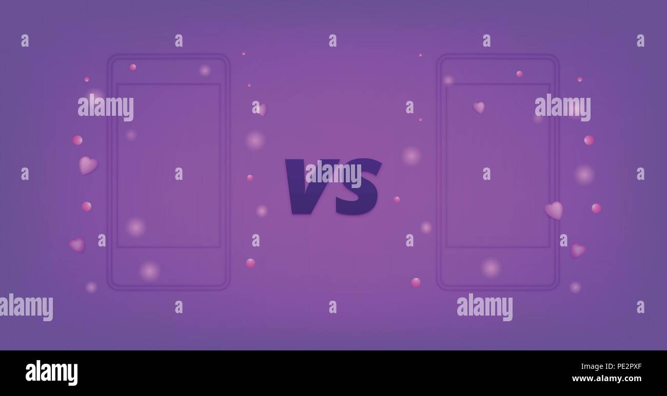 Mobile phones horizontal Stock Vector Images - Alamy