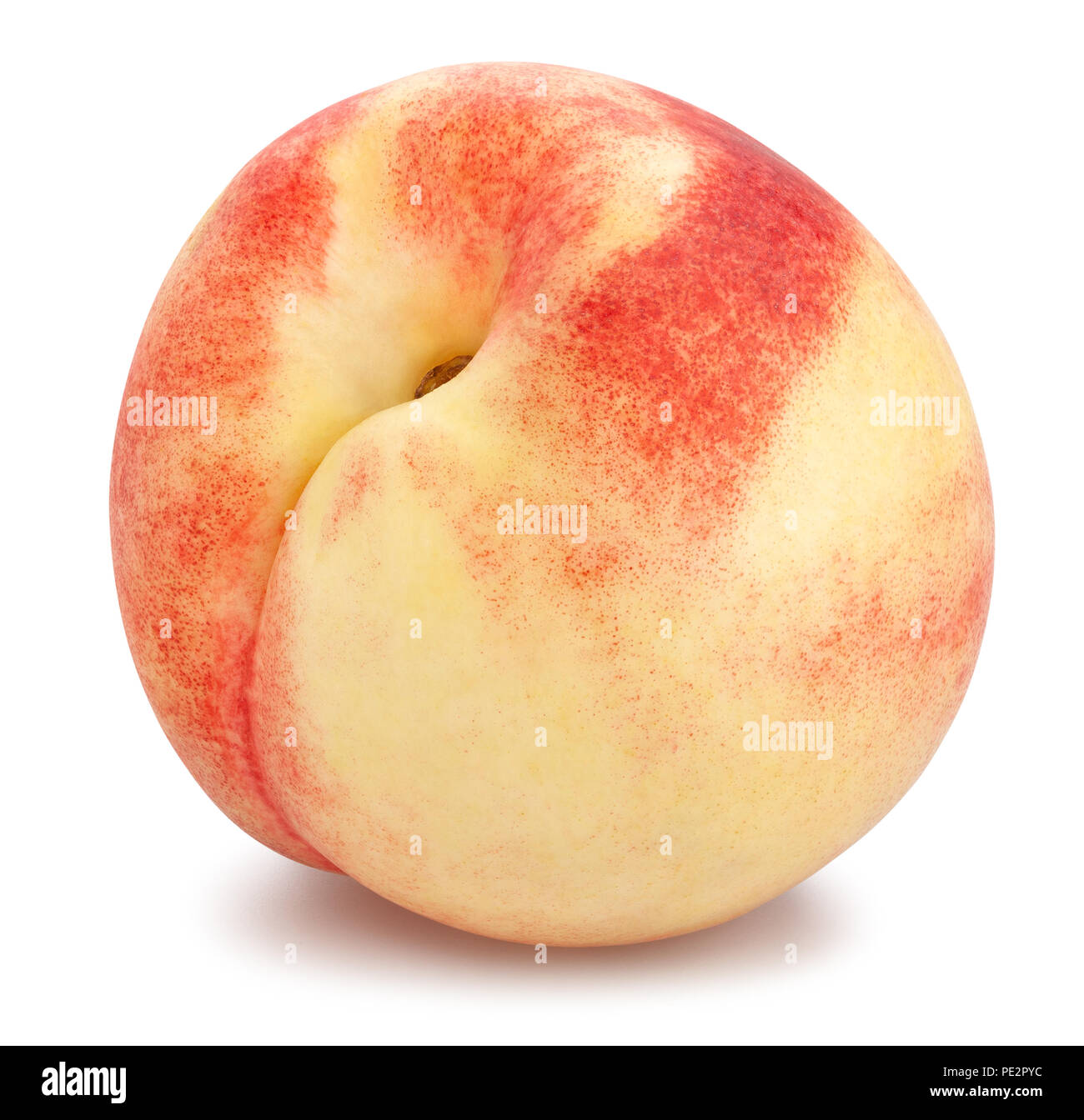 white nectarine path isolated Stock Photo - Alamy