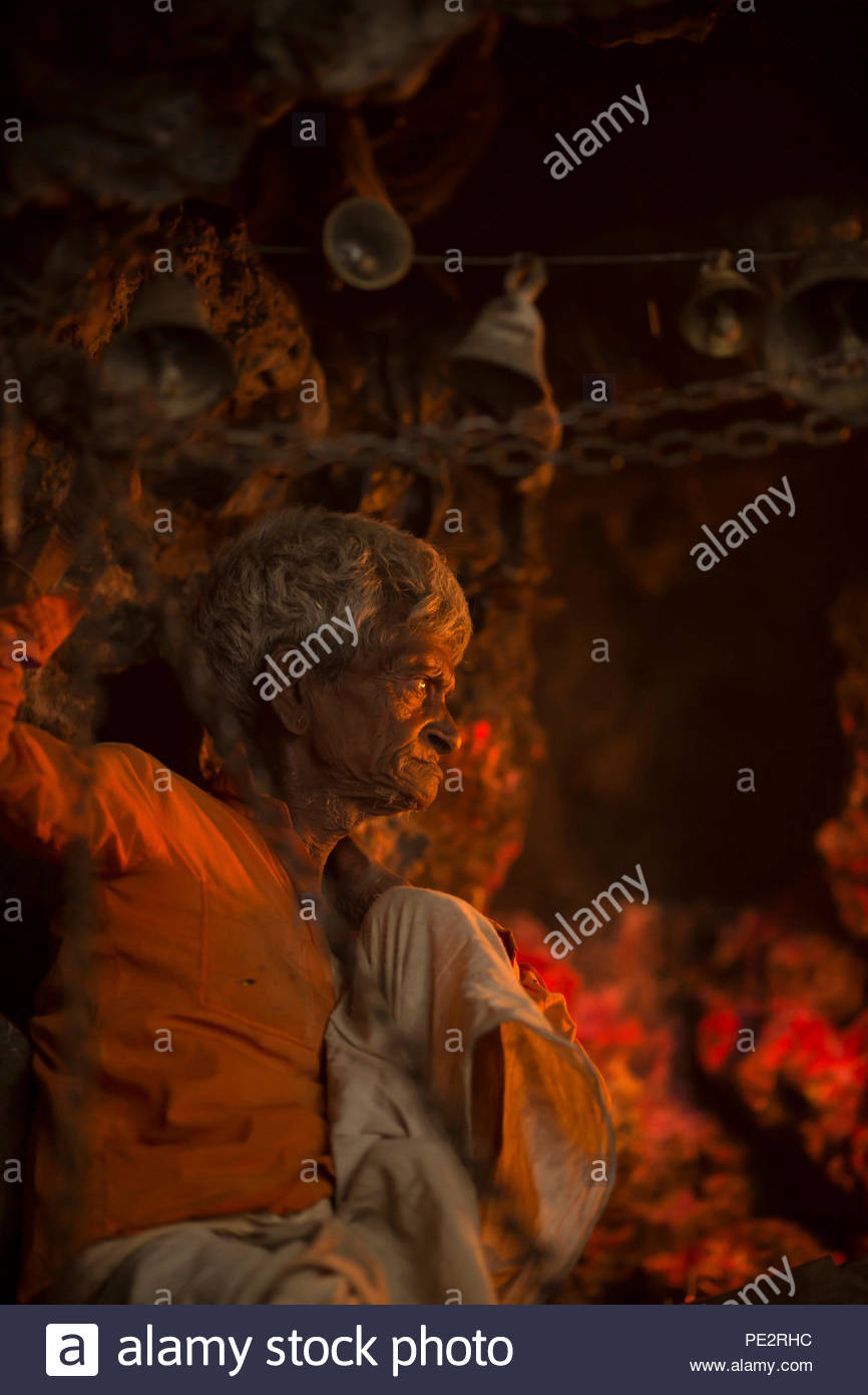 Hindu Priest Ritual Hindu Temple India High Resolution Stock ...