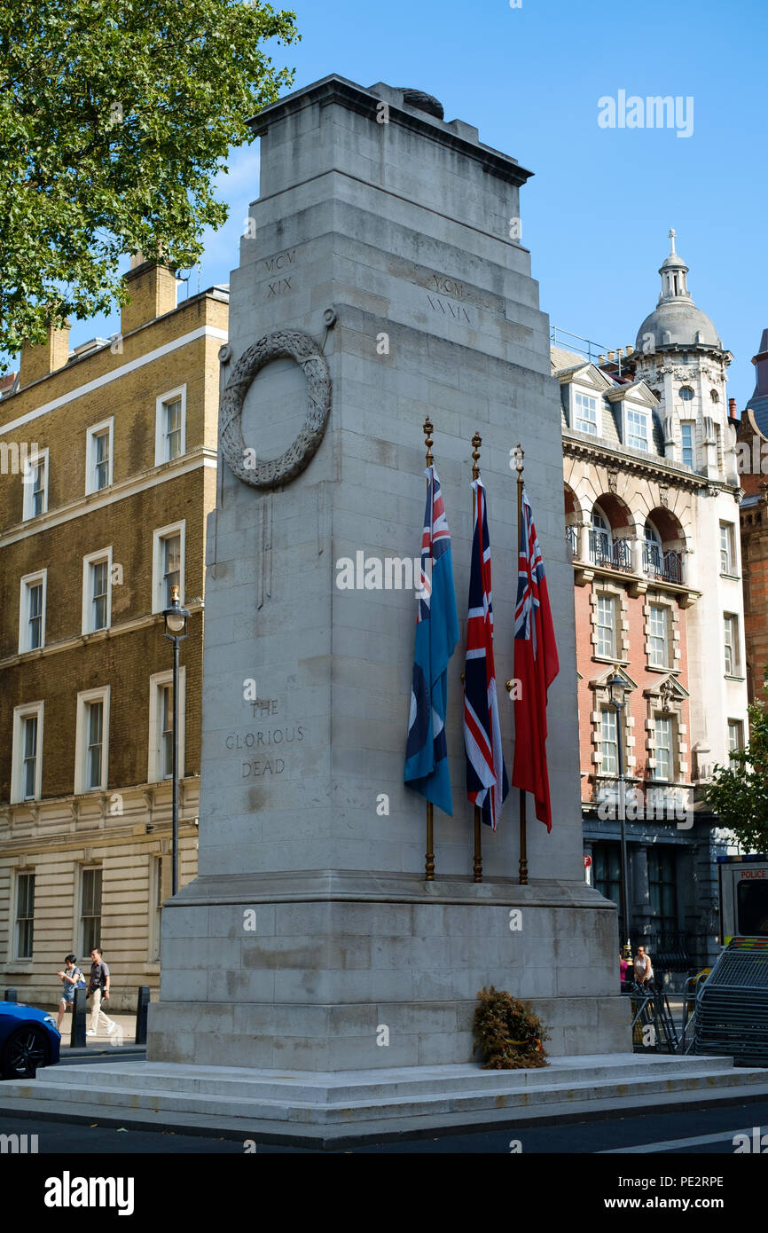 Cenotaph memorial monument flags hi-res stock photography and images ...