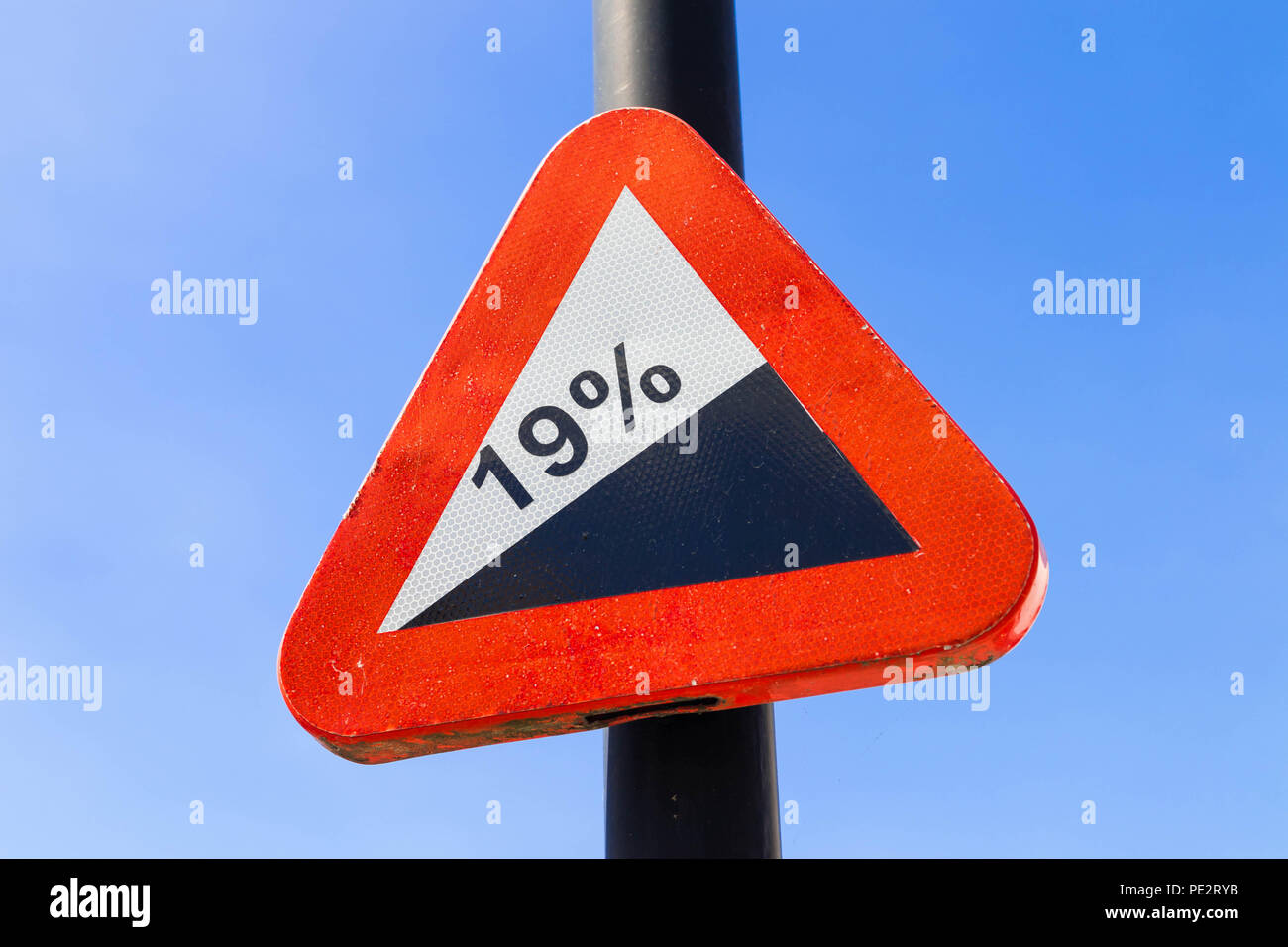 Steep Sign Symbol Warning Dangerous High Resolution Stock Photography ...