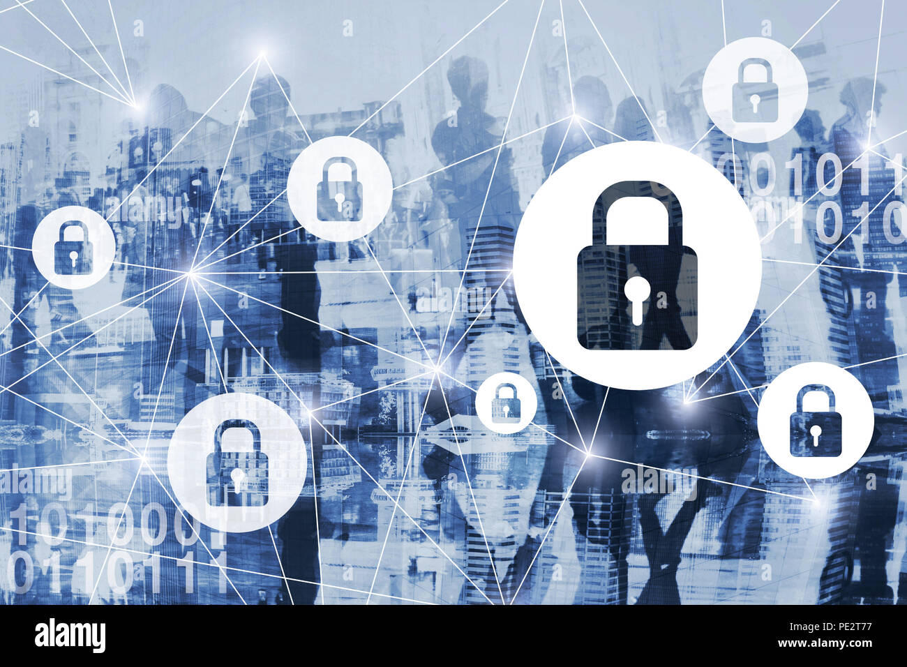 Cyber Security Or Gdpr Concept Cybersecurity Personal Information And