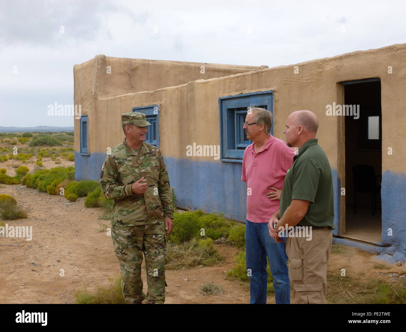 Brig. Gen. William E. King IV (left), the commanding general of 20th ...