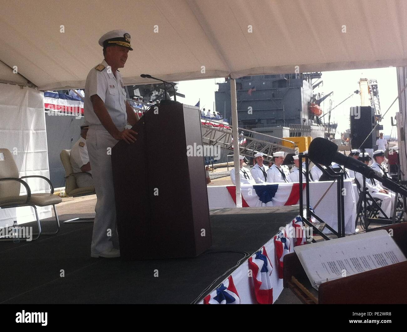 150925-N-GY309-008 ROTA, Spain (Sept. 25, 2015) Adm. Mark Ferguson ...