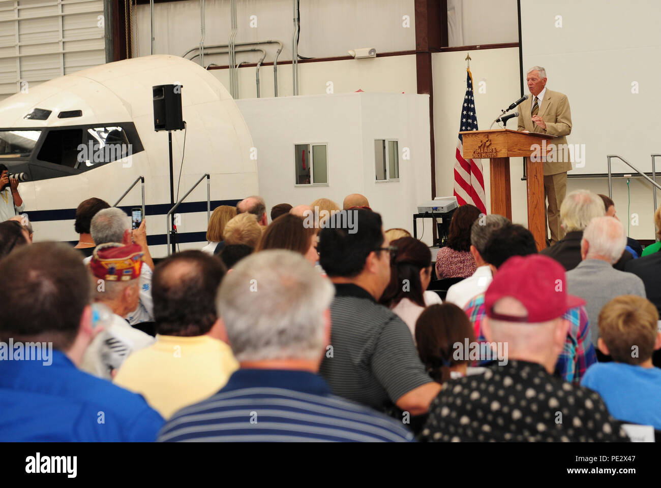 Retired U.S. Air Force Col. Thomas Kirk speaks about his experiences as ...
