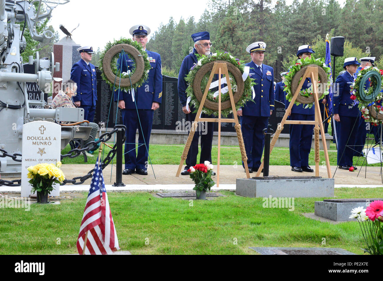 Members of the Coast Guard Combat Veterans Association, Chief Warrant ...