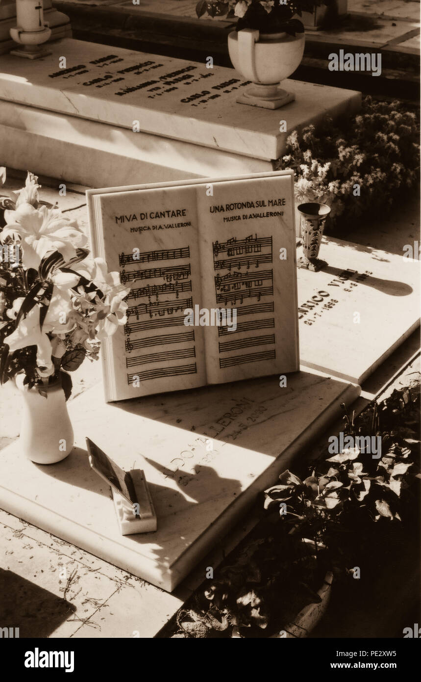Artistic crypt sculptures in the cemetery at San Miniato al Monte ...