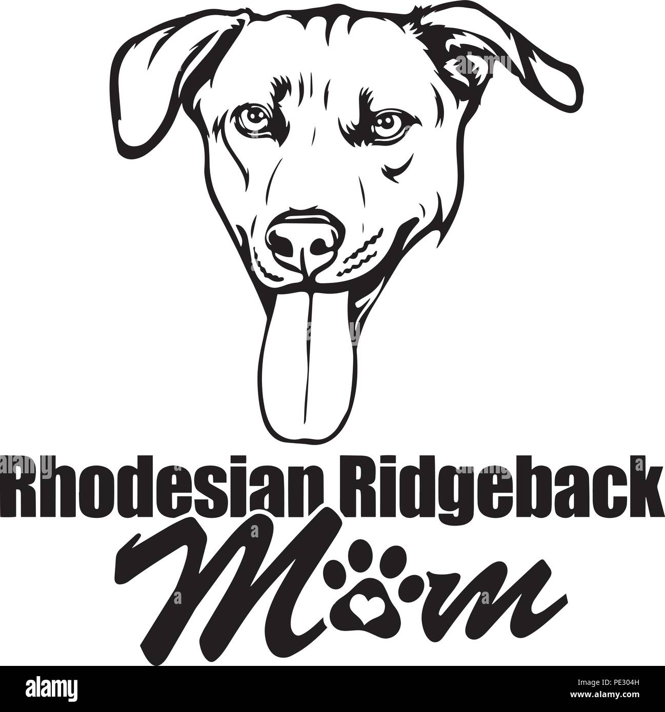 Ridgeback vector vectors hi-res stock photography and images - Alamy