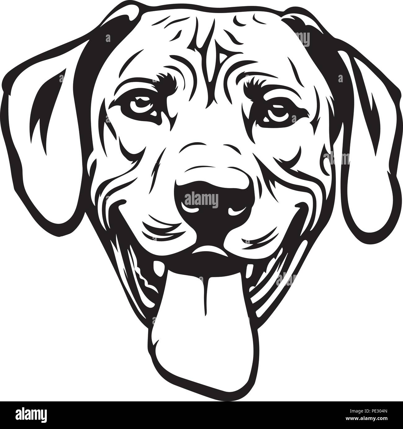 Rhodesian ridgeback silhouette hi-res stock photography and images - Alamy