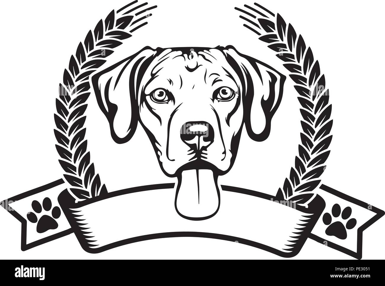 Ridgeback vector vectors Stock Vector Images - Alamy