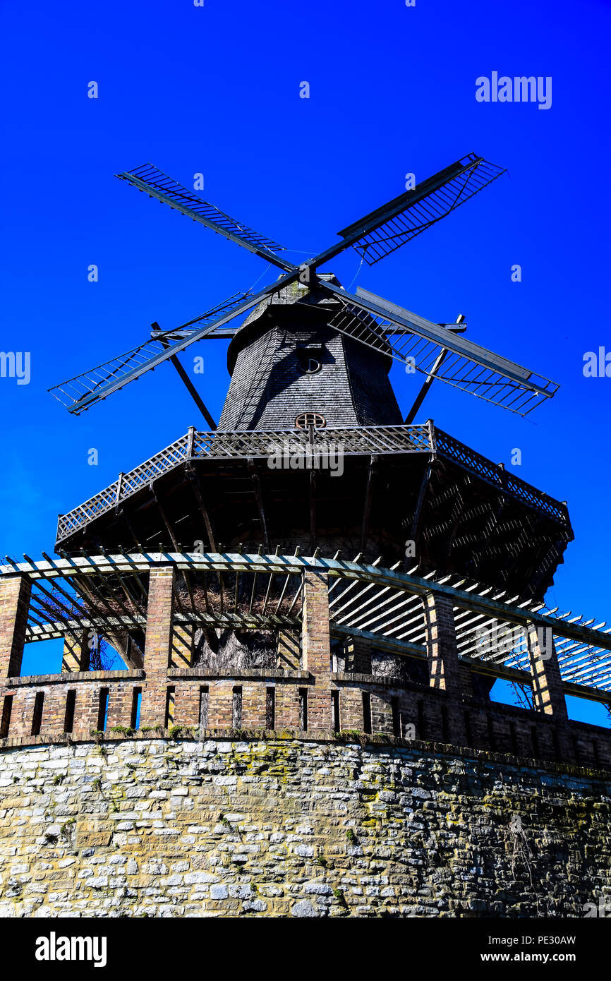 Windmill in the Parc Sansoucci, built be Frederick the Great of Prussia ...