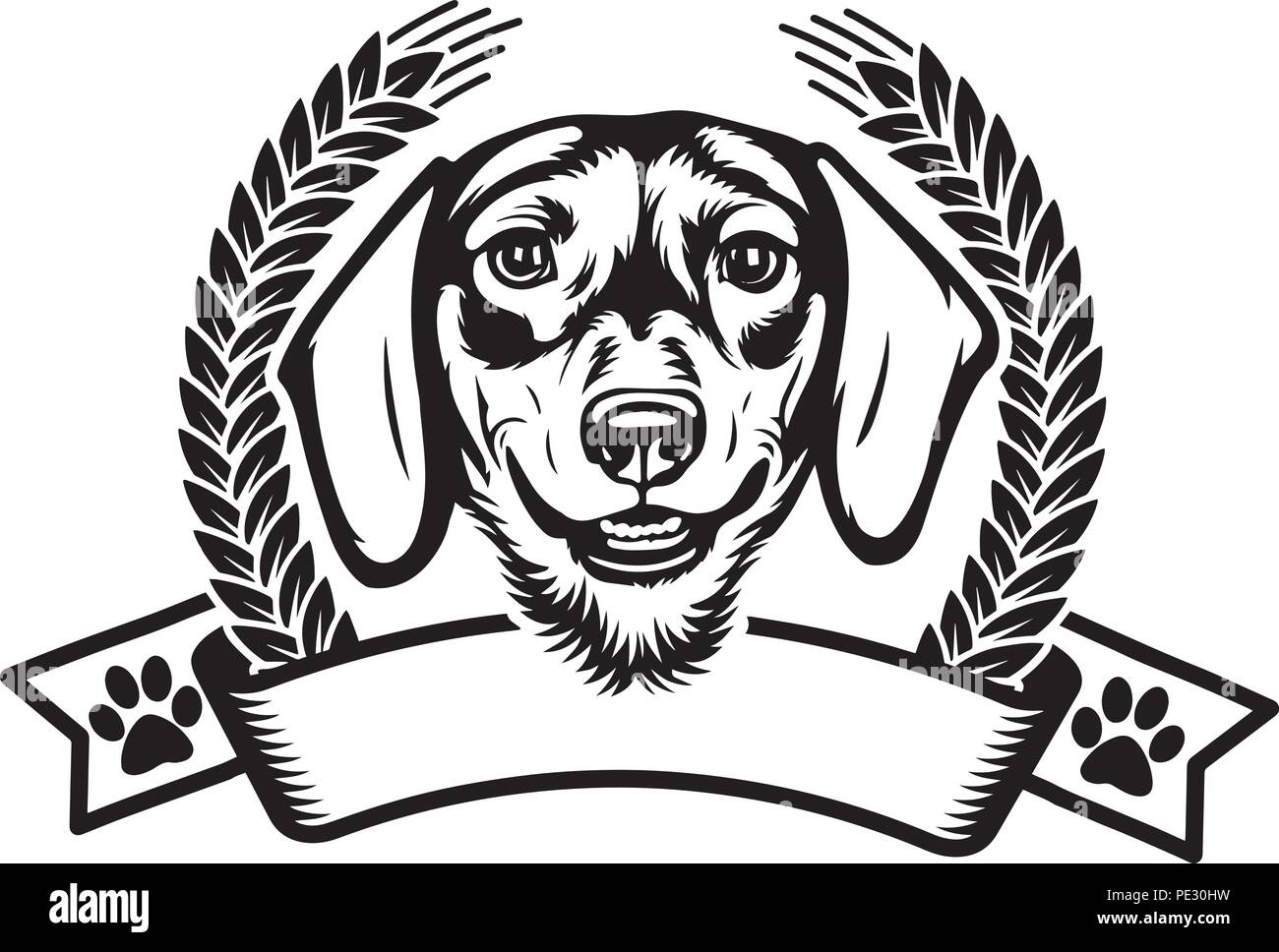 Funny studio portrait smiling Stock Vector Images - Alamy