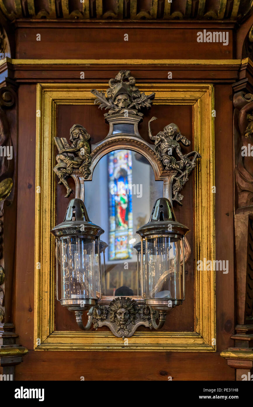 German church interior hi-res stock photography and images - Alamy
