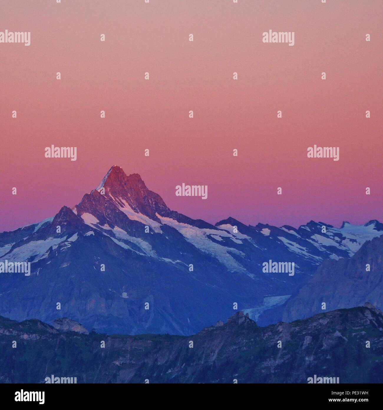 Schreckhorn in switzerland hi-res stock photography and images - Alamy