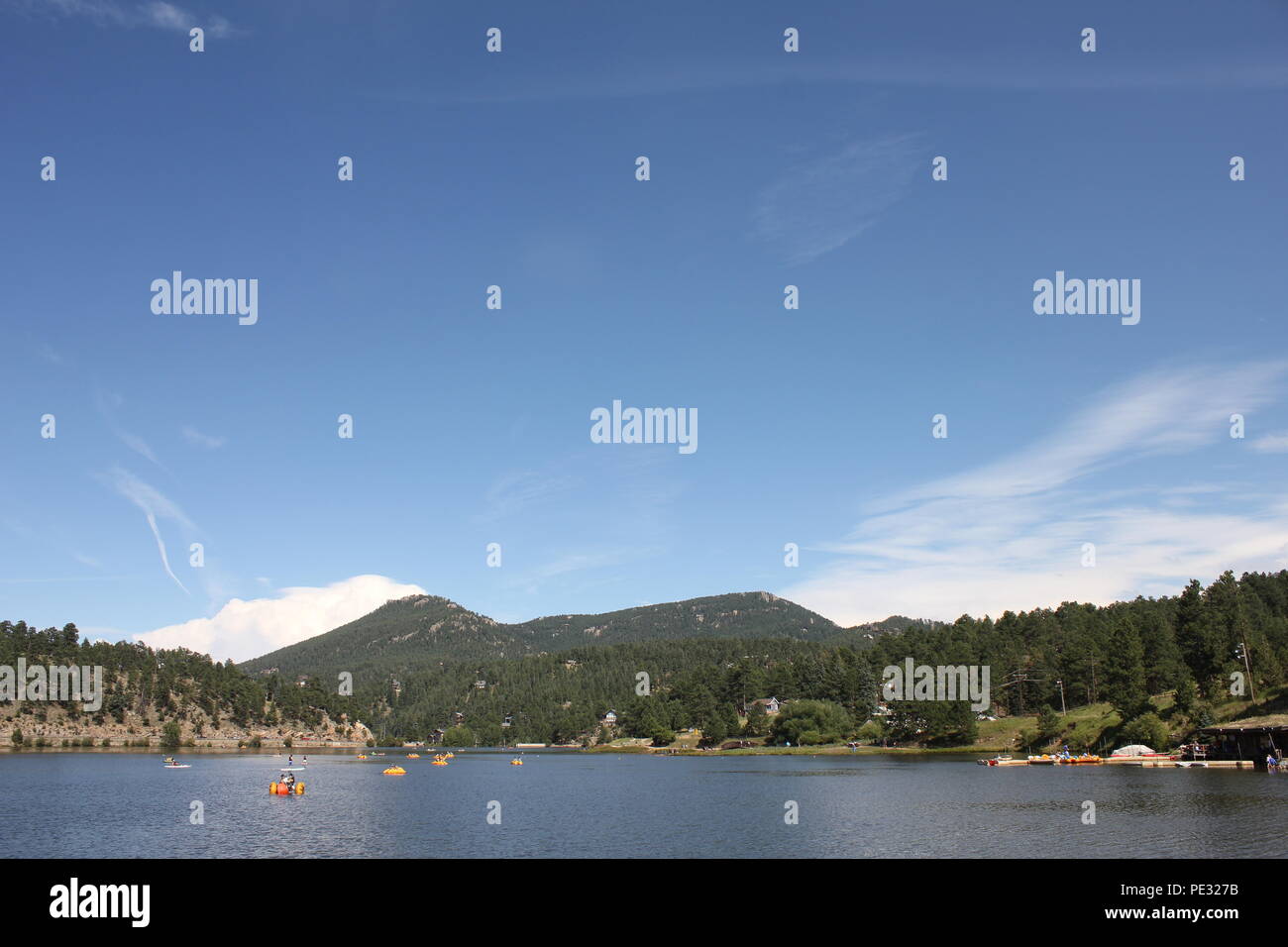 Evergreen Lake, Colorado, USA Stock Photo - Alamy