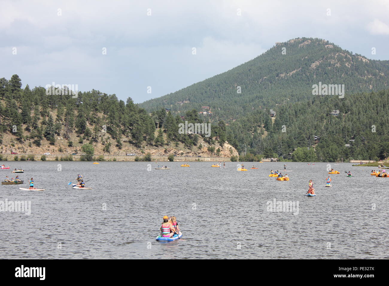 Evergreen Lake, Colorado, USA Stock Photo - Alamy