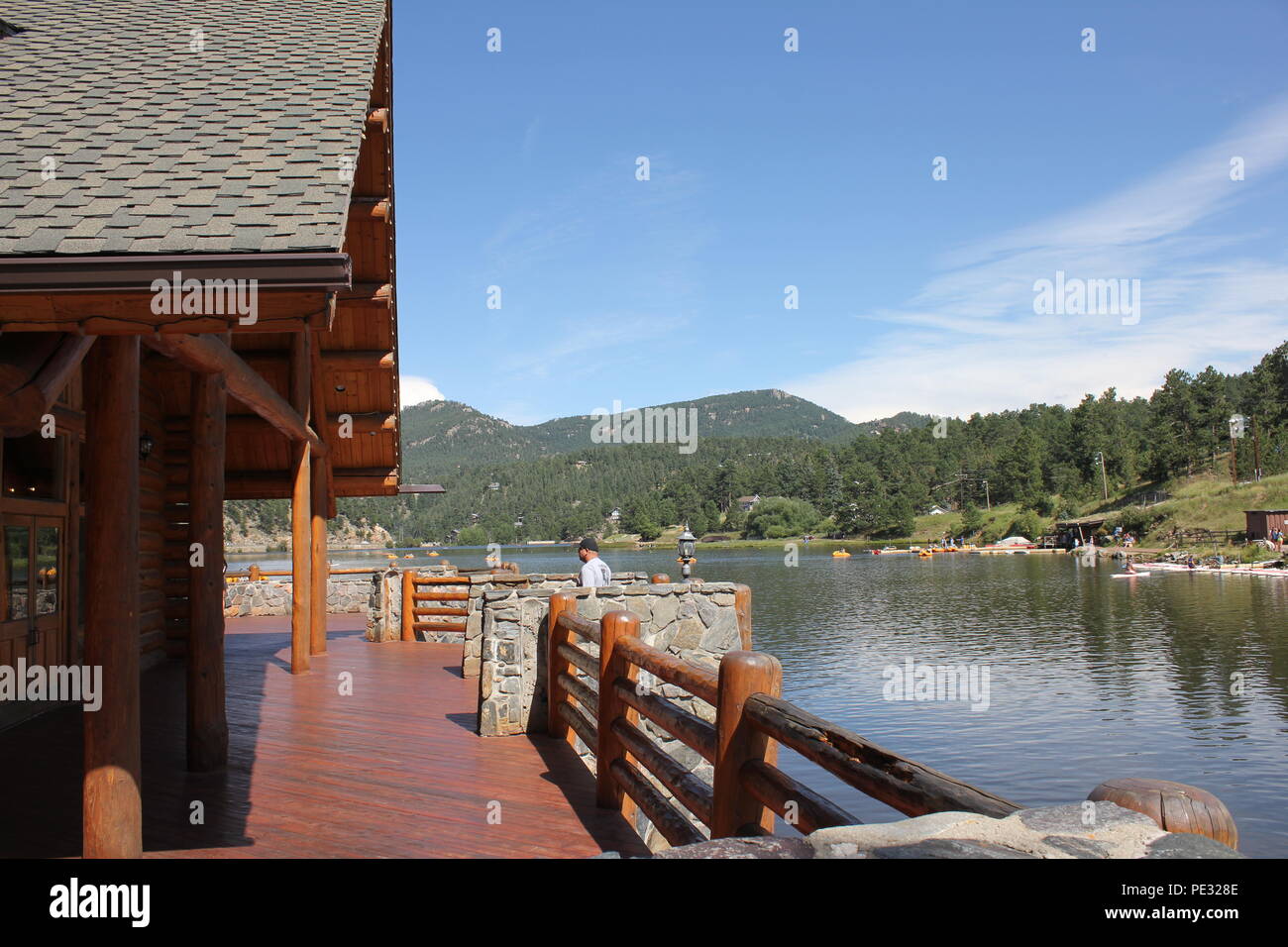 Evergreen Lake, Colorado, USA Stock Photo - Alamy