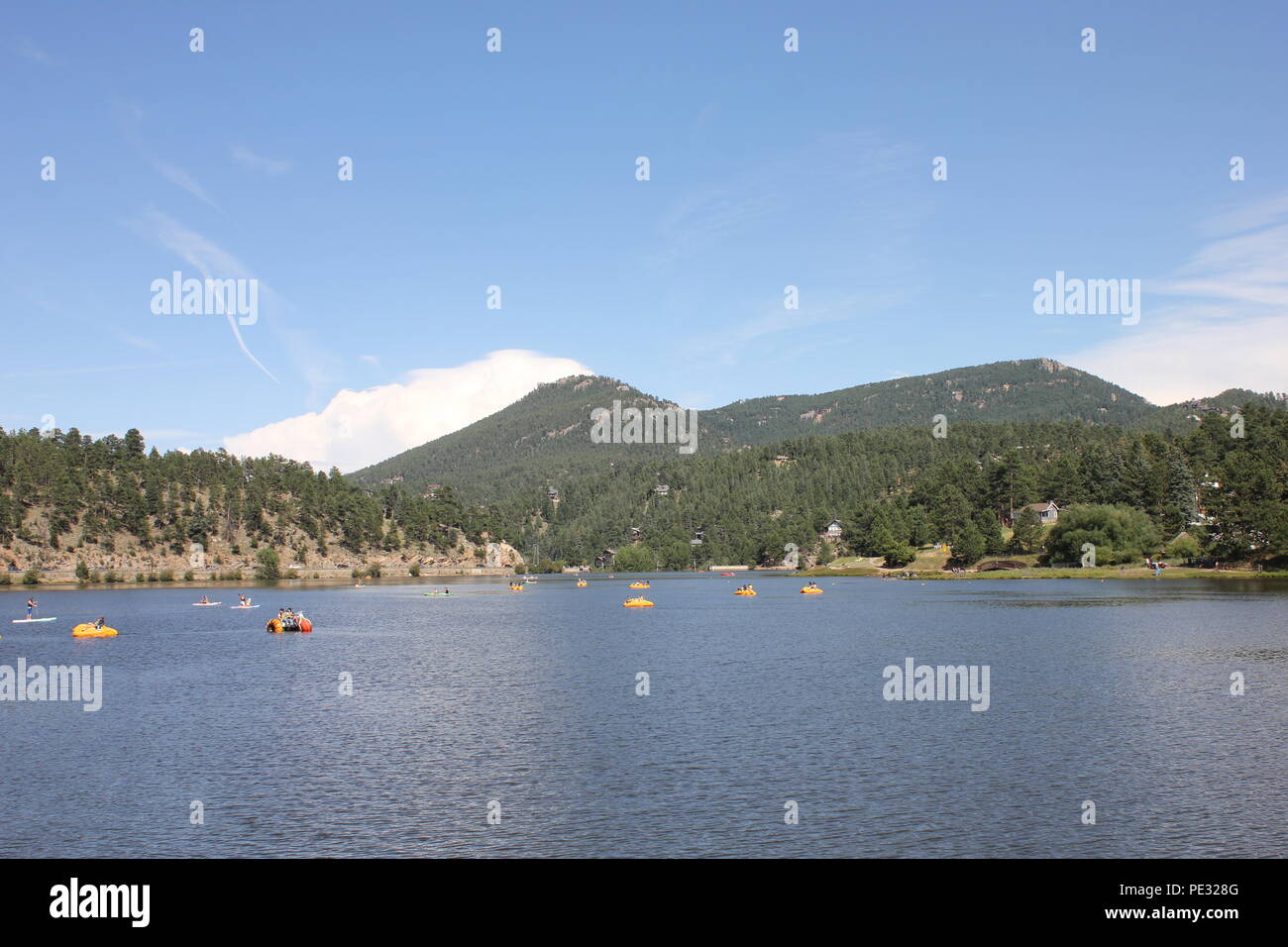 Evergreen Lake, Colorado, USA Stock Photo - Alamy