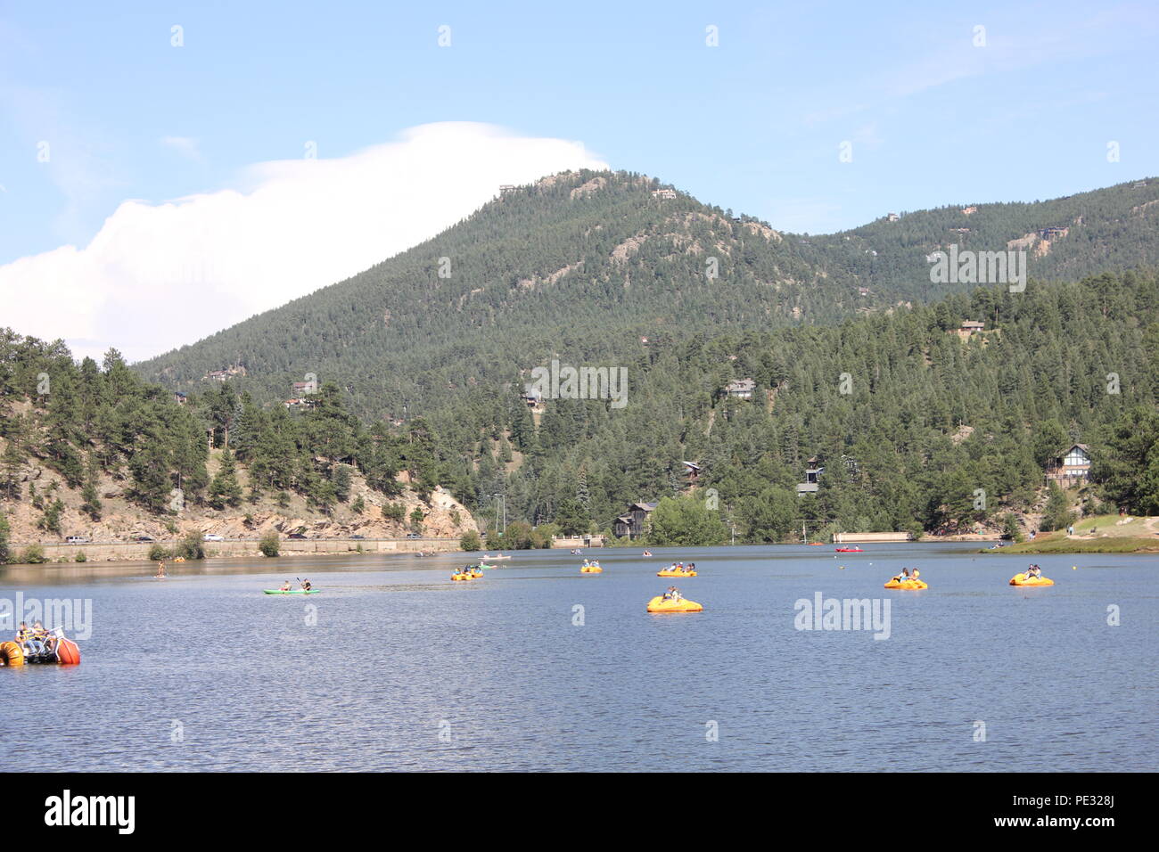Evergreen Lake, Colorado, USA Stock Photo - Alamy