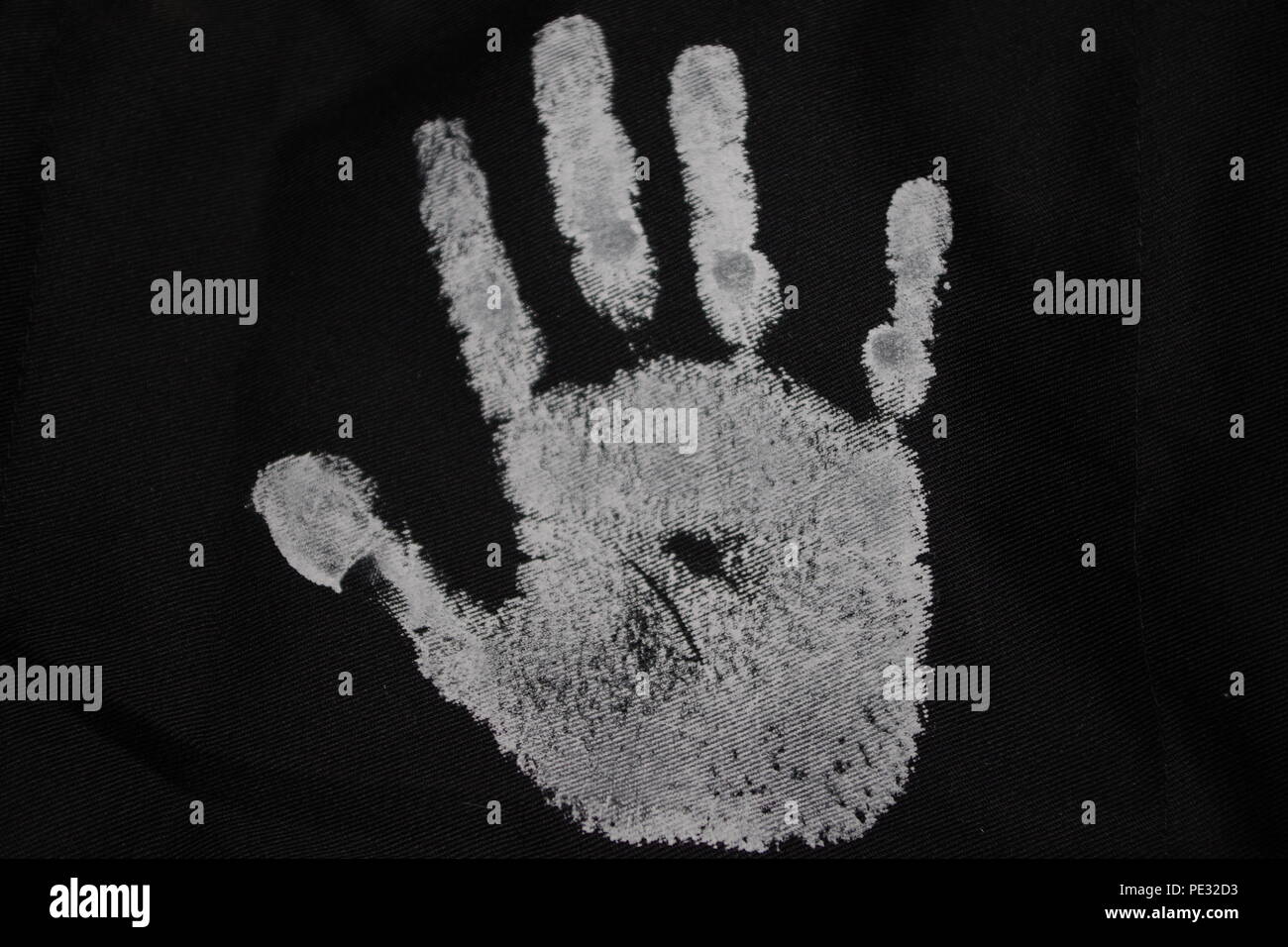 painting marks on fabric, hands Stock Photo - Alamy