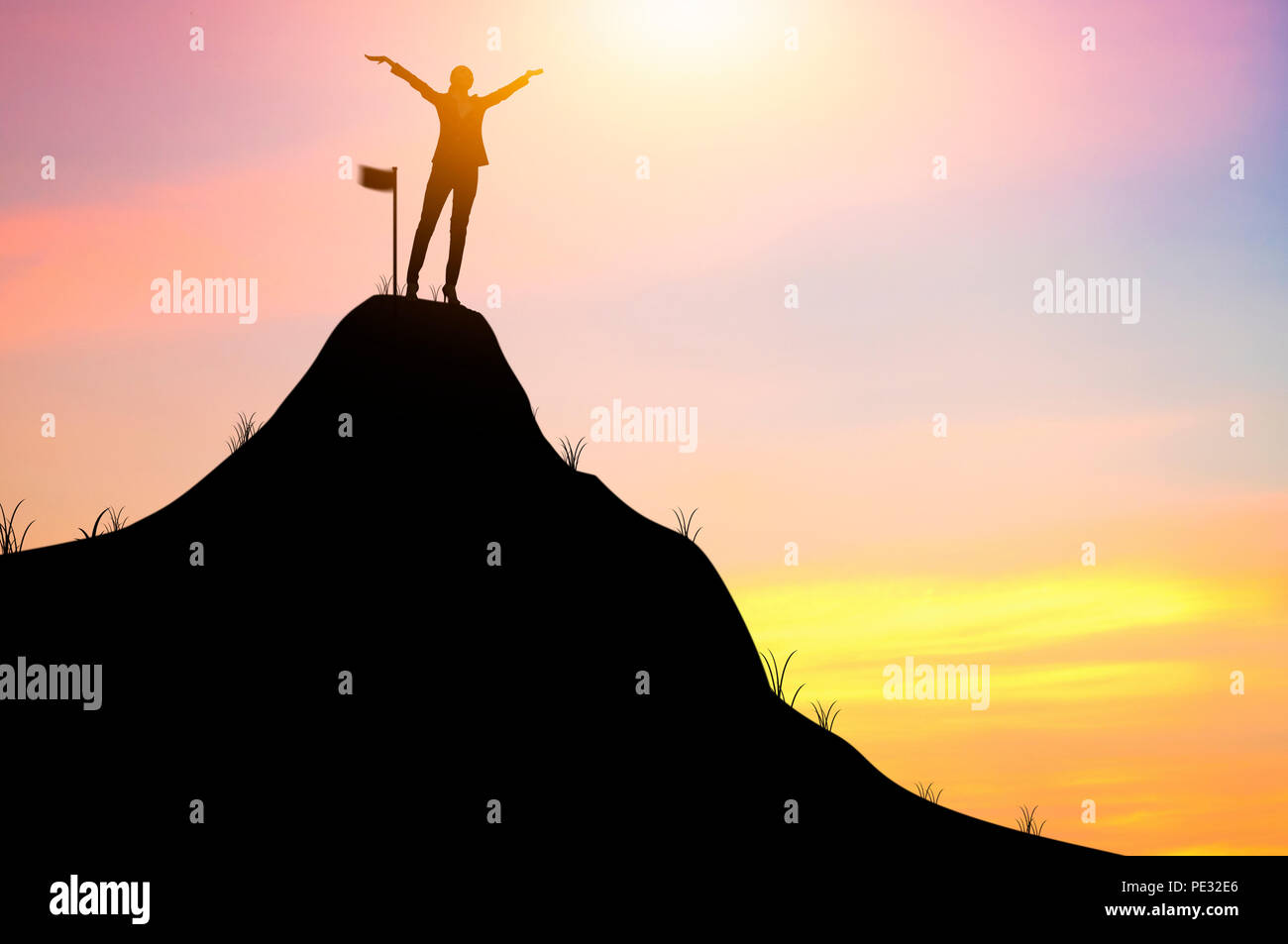 Successful flag hi-res stock photography and images - Alamy