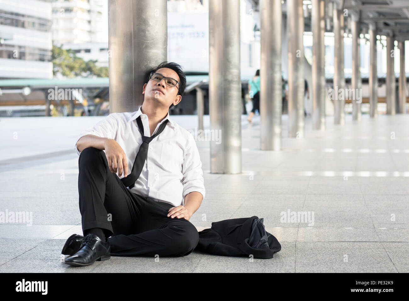 desperate and unemployed people, Economic downturn concept, frustrated ...