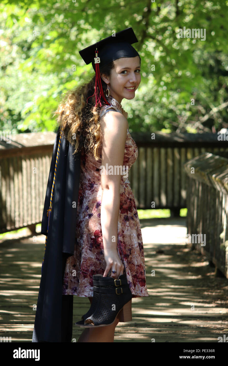 Young woman graduation pictures Stock Photo - Alamy