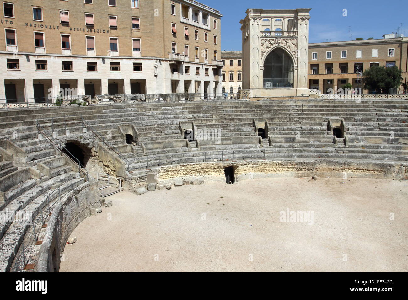 Roman theatre lecce puglia hi-res stock photography and images - Alamy