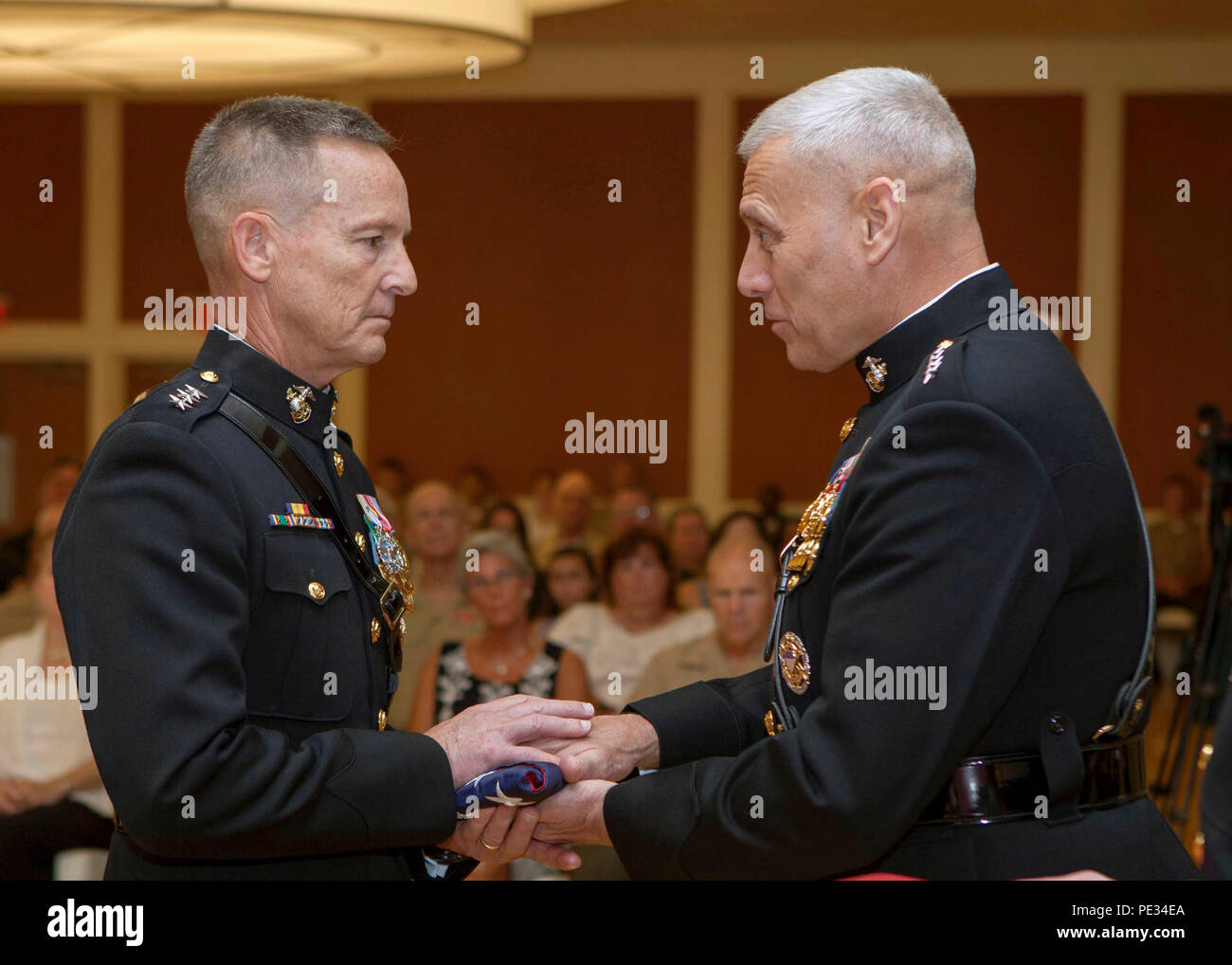 U.S. Marine Corps Gen. John M. Paxton, assistant commandant of the ...