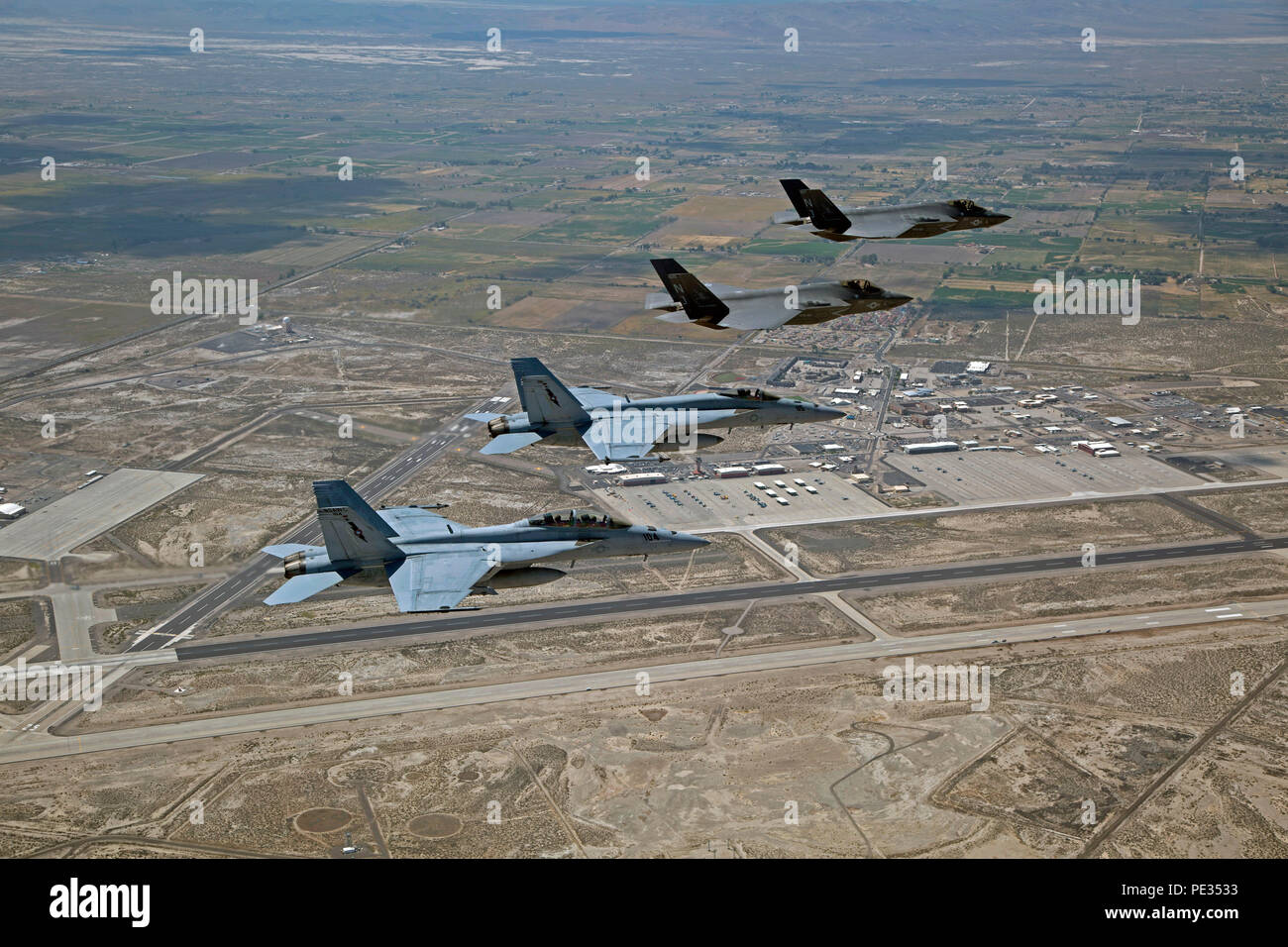 F-35C Lightning IIs, attached to the Grim Reapers of Strike Fighter ...