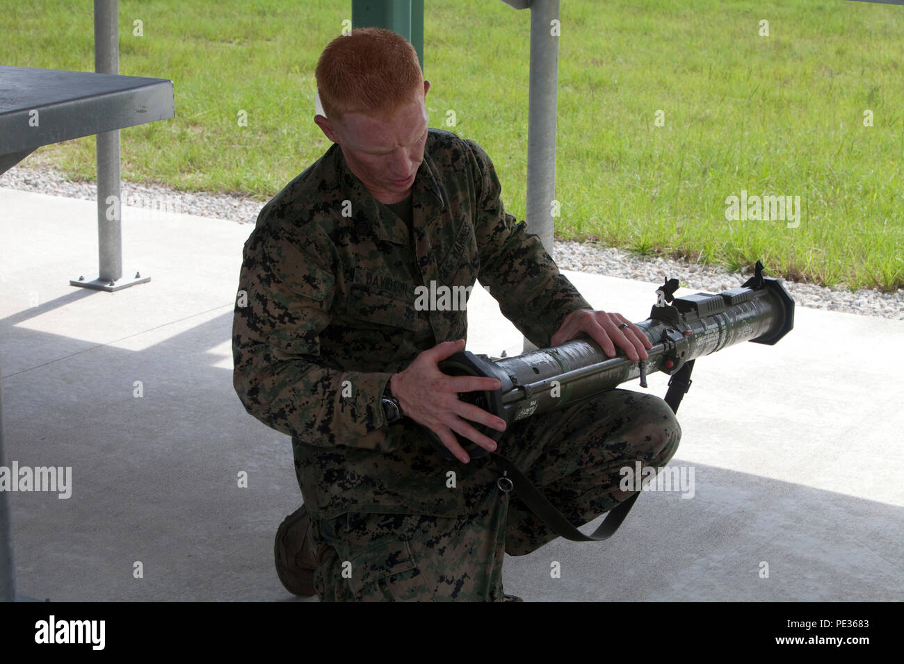 U.S. Marine Corps Staff Sgt. William Davidson, Combat Instructor ...