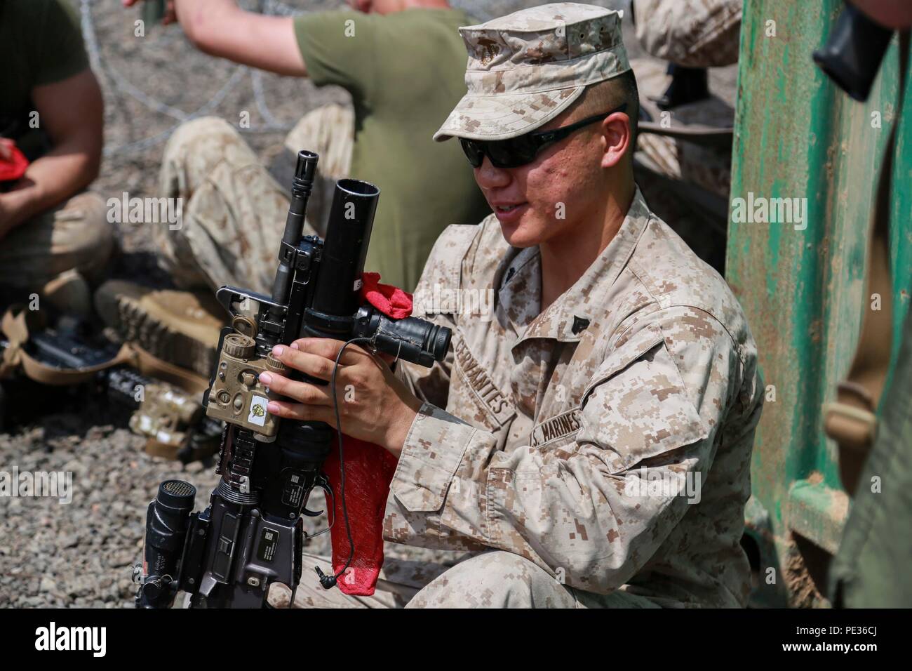 CAMP LEMONNIER, Djibouti (Sept. 8, 2015) U.S. Marine Cpl. Brian ...