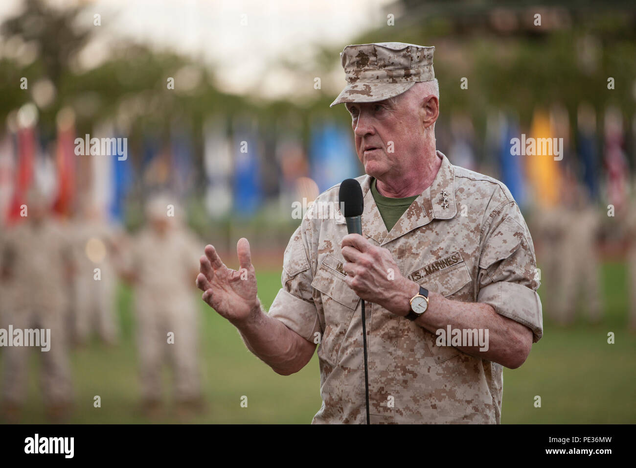 U.S. Marine Corps Lt. Gen. Richard P. Mills, commander of Marine Forces ...