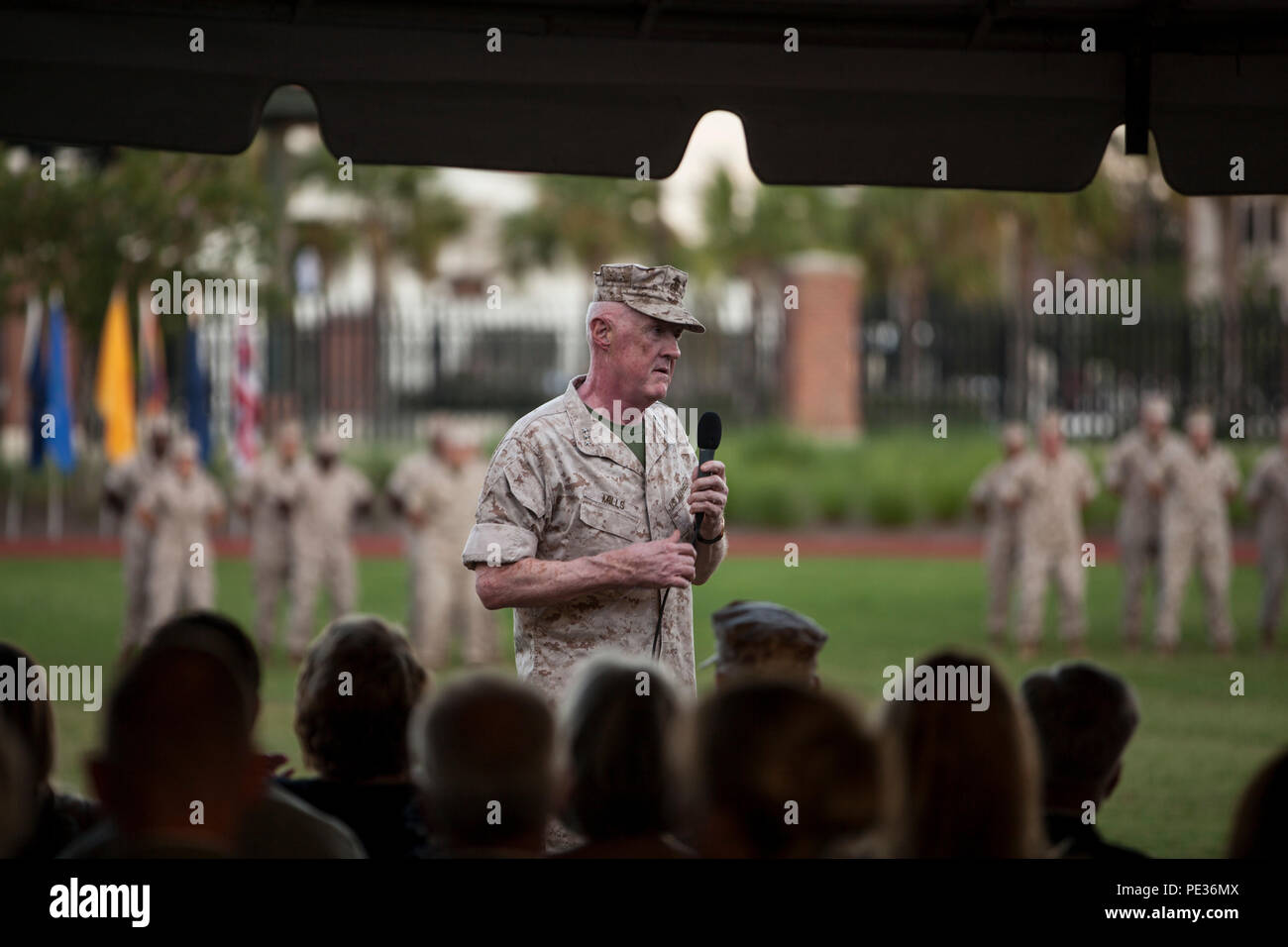 U.S. Marine Corps Lt. Gen. Richard P. Mills commander of Marine Forces ...