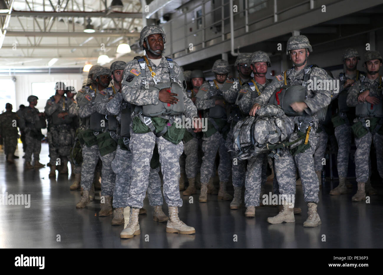 U.S. Army paratroopers from 310th PSYOP, 165th QM, 3-108th CAV and ...